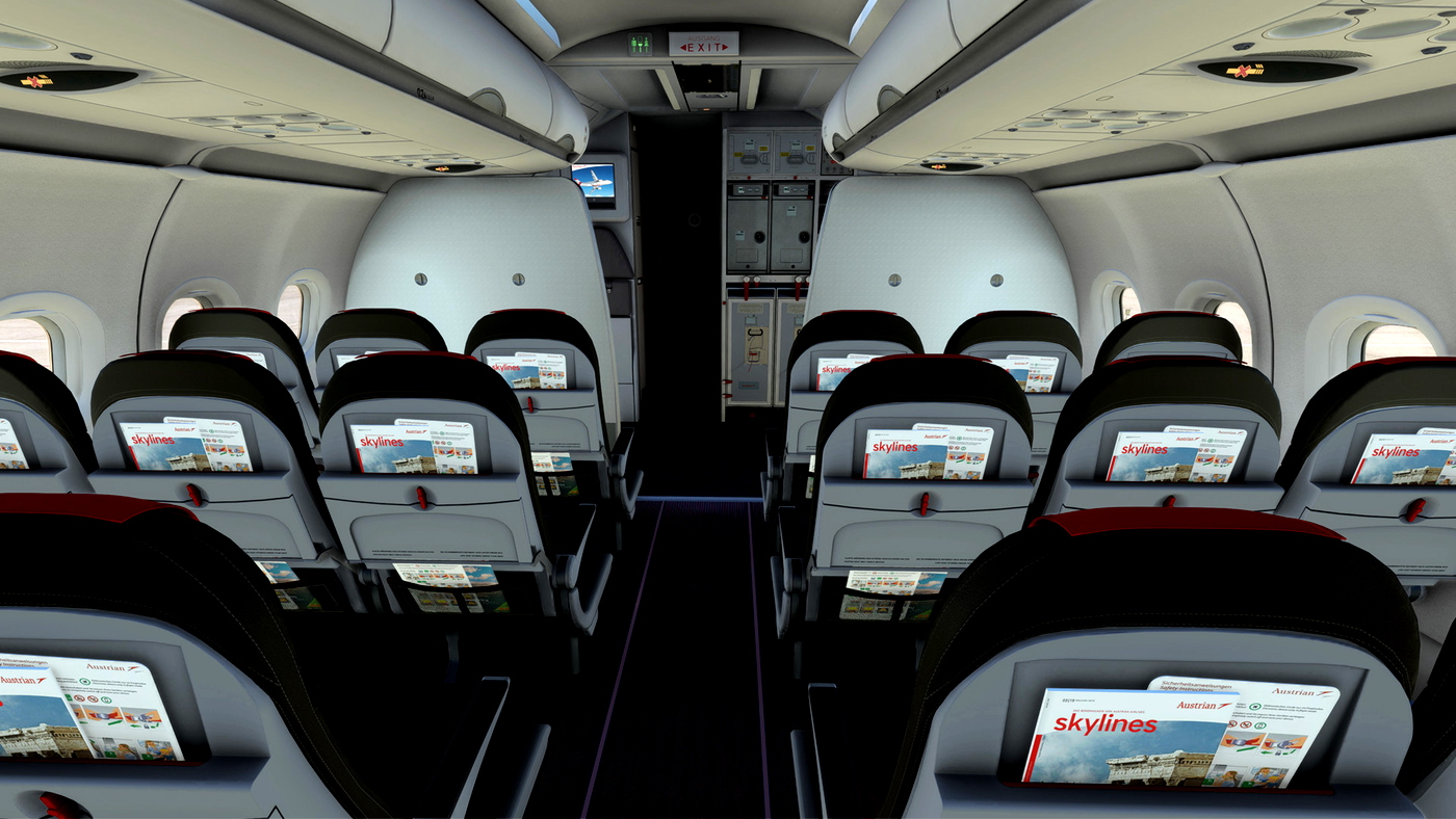 Austrian A320 OC Fleet Pack with custom cabins + EIS1 visual mod for ...
