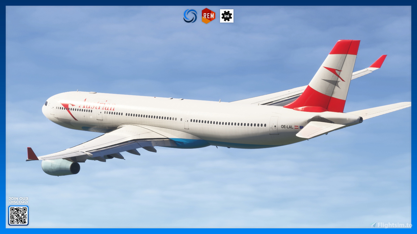 Austrian Airlines OE-LAL | iniBuilds A340-300 for Microsoft Flight Simulator | MSFS