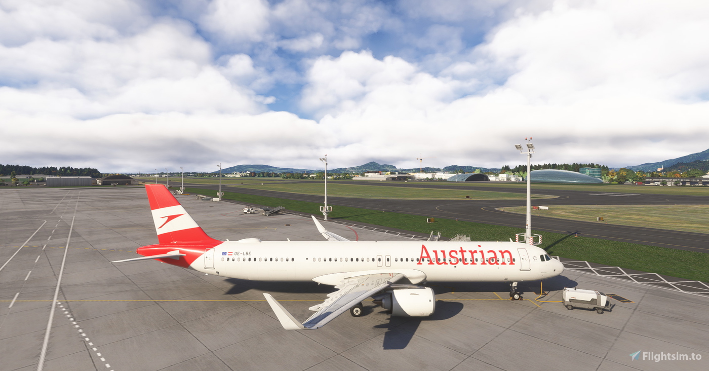 Austrian (OE-LBE) | iniBuilds A321neo | MSFS 2024 для Microsoft Flight Simulator | MSFS