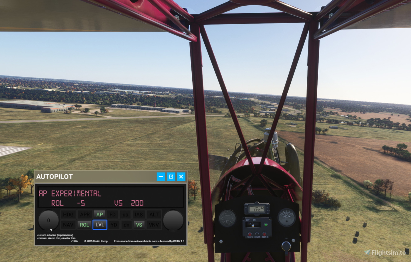Autopilot InGame Toolbar Panel for Microsoft Flight Simulator | MSFS