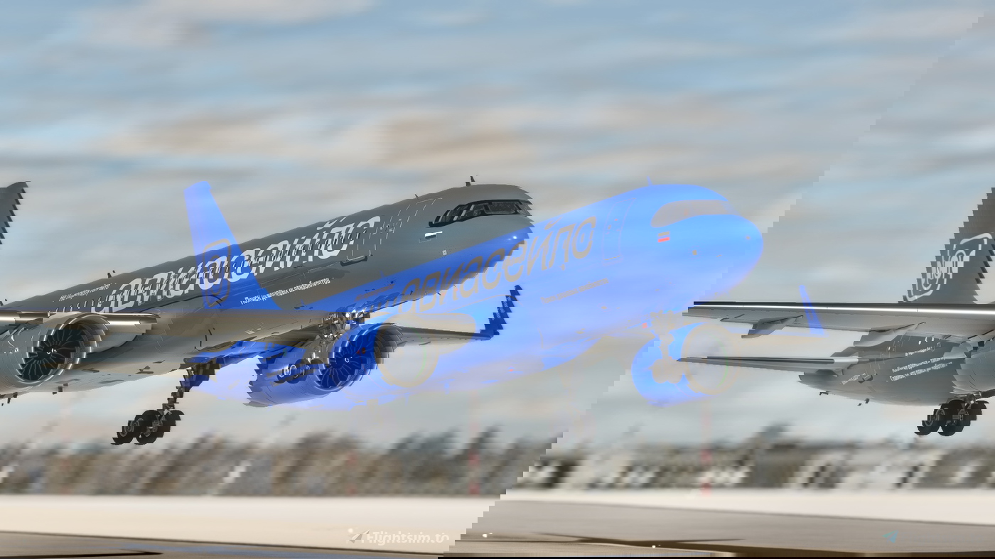 [A32NX] Aviasales | RA-28128 | FlyByWire | 8K Textures | Fictional for Microsoft Flight ...