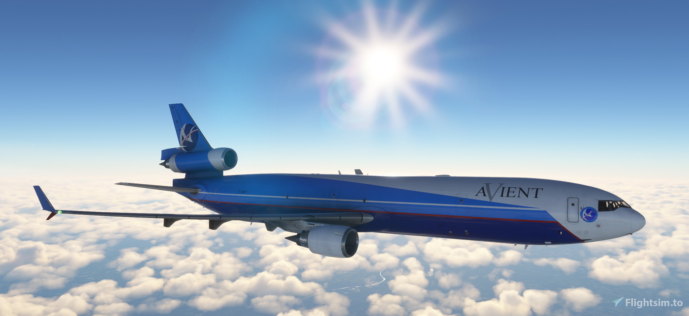 Avient Aviation MD-11F Z-BVT PW + GE Model para Microsoft Flight ...