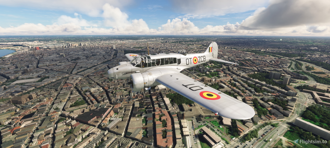 Avro Anson Belgian Air Force NA-5 / OT-ZCB für Microsoft Flight ...