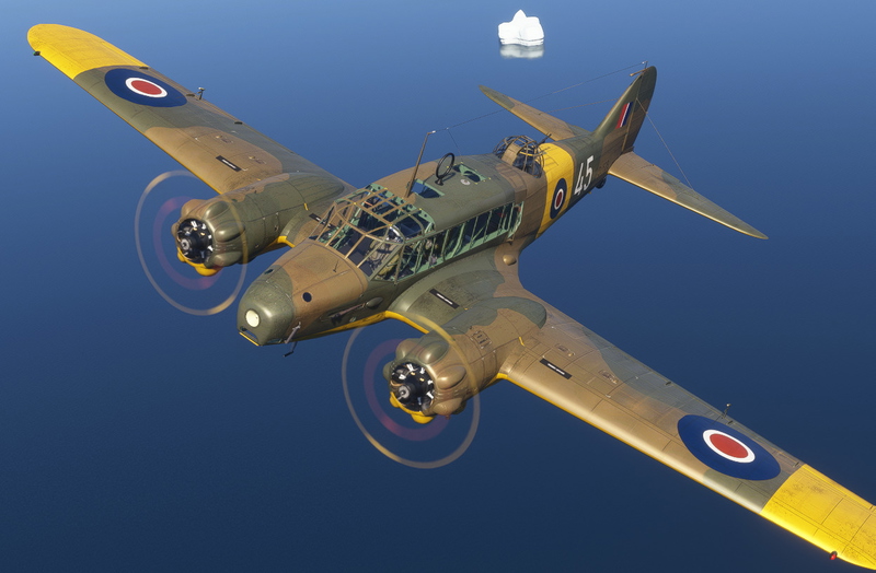 Avro Anson MK1 RAF DJ528, B Sqdn 62 for Microsoft Flight Simulator | MSFS