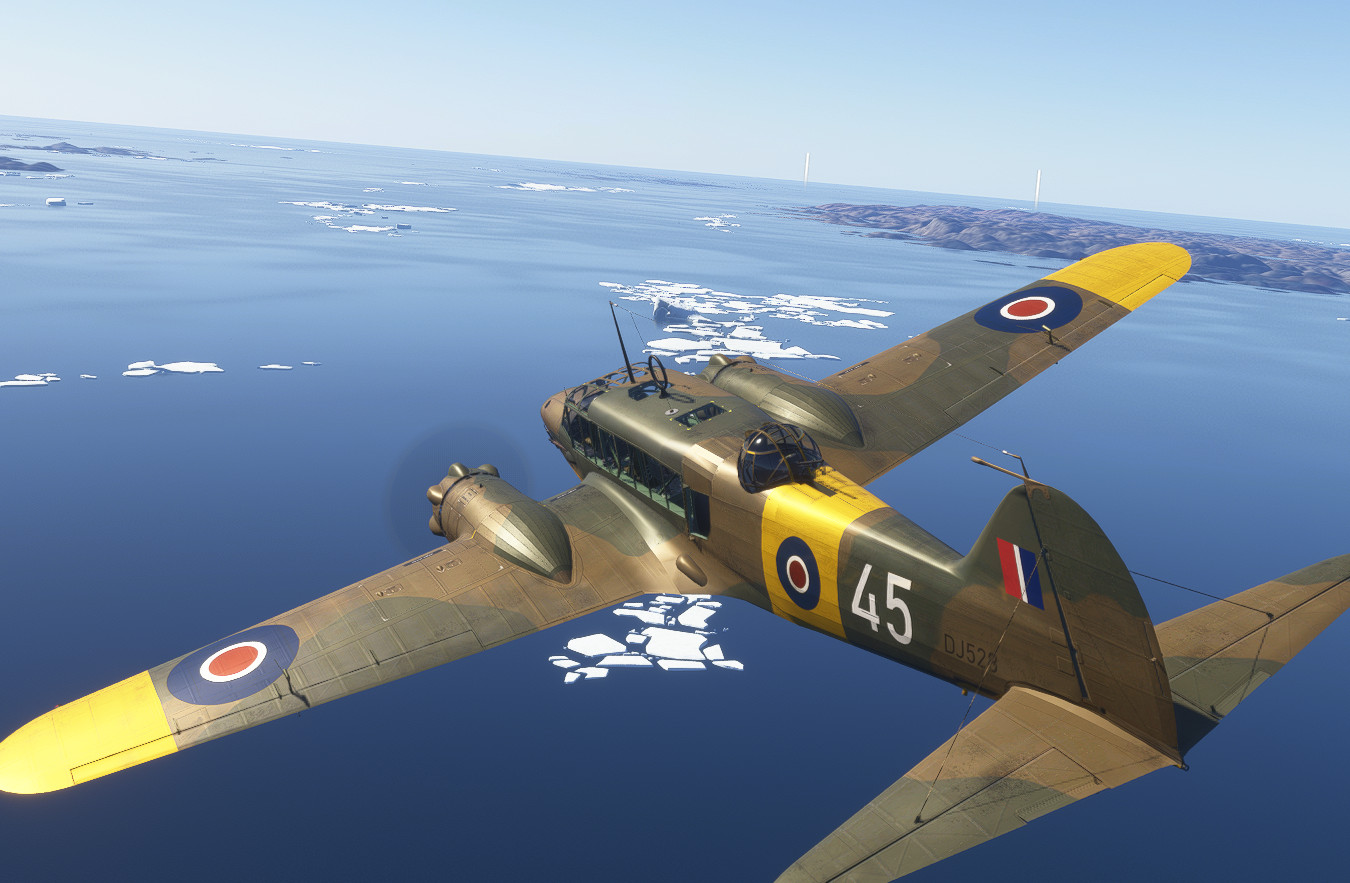 Avro Anson MK1 RAF DJ528, B Sqdn 62 for Microsoft Flight Simulator | MSFS