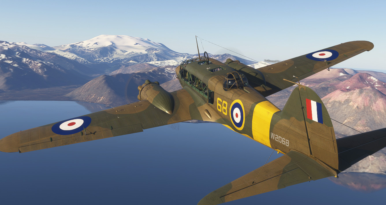 Avro Anson MK1 RAF W2068 pour Microsoft Flight Simulator | MSFS