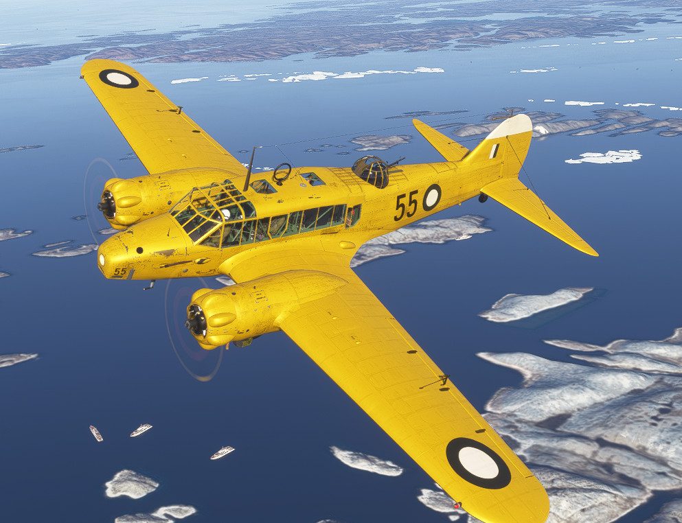 Avro Anson MK1 Royal Australian Air Force (RAAF R3530) 对于 Microsoft ...