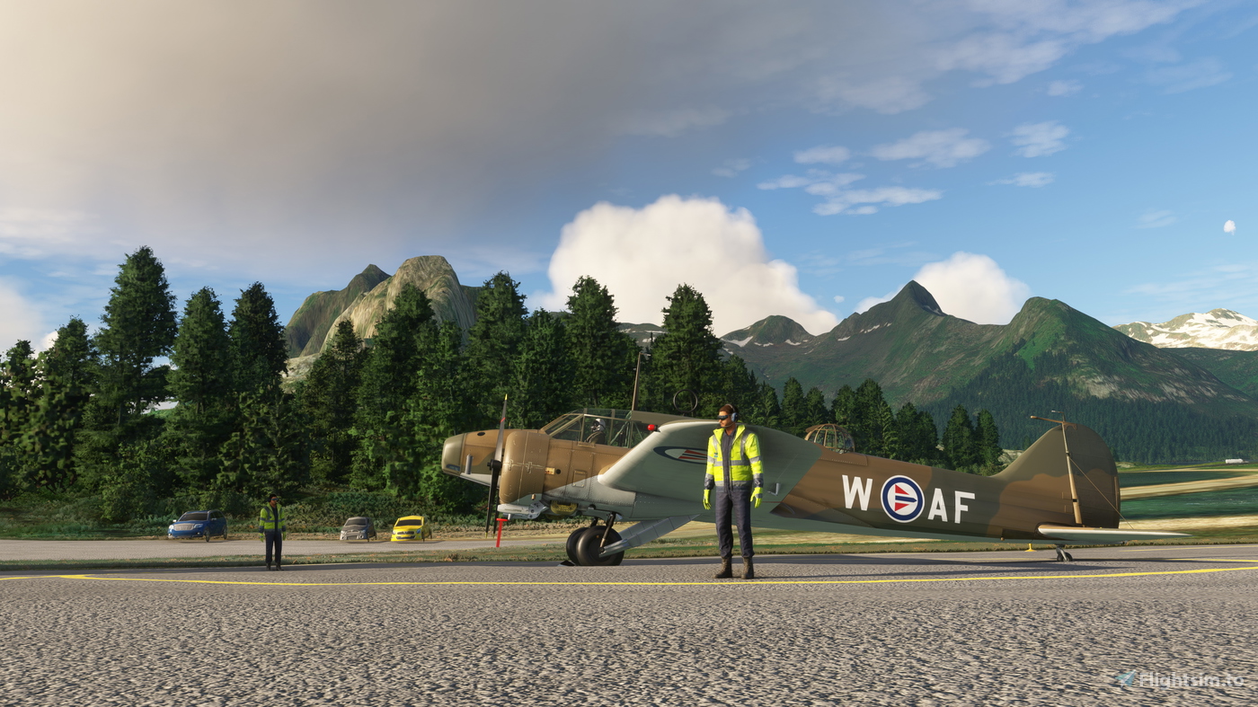 Avro Anson Norwegian Air Force AF-W für Microsoft Flight Simulator | MSFS