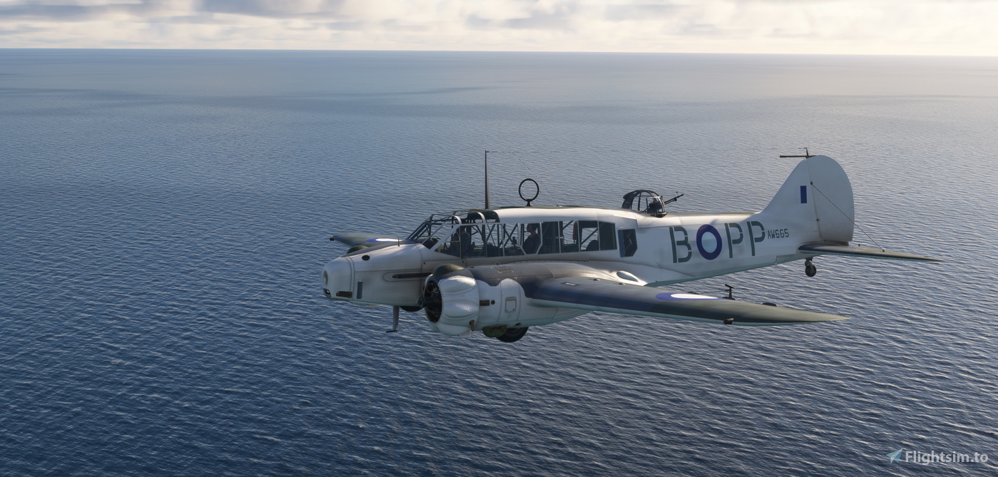 Avro Anson RAAF AW665 PP-B für Microsoft Flight Simulator | MSFS
