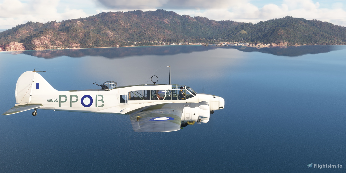 Avro Anson RAAF AW665 PP-B for Microsoft Flight Simulator | MSFS