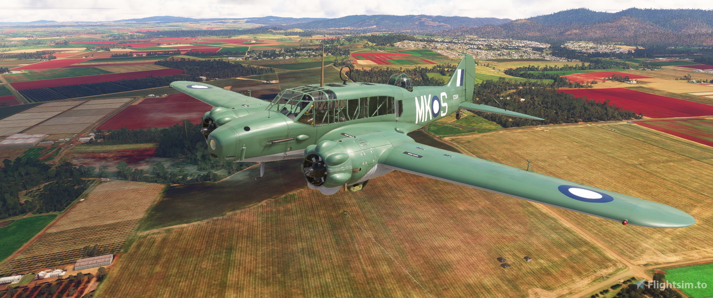 Avro Anson RAAF EG504 MK-S for Microsoft Flight Simulator | MSFS