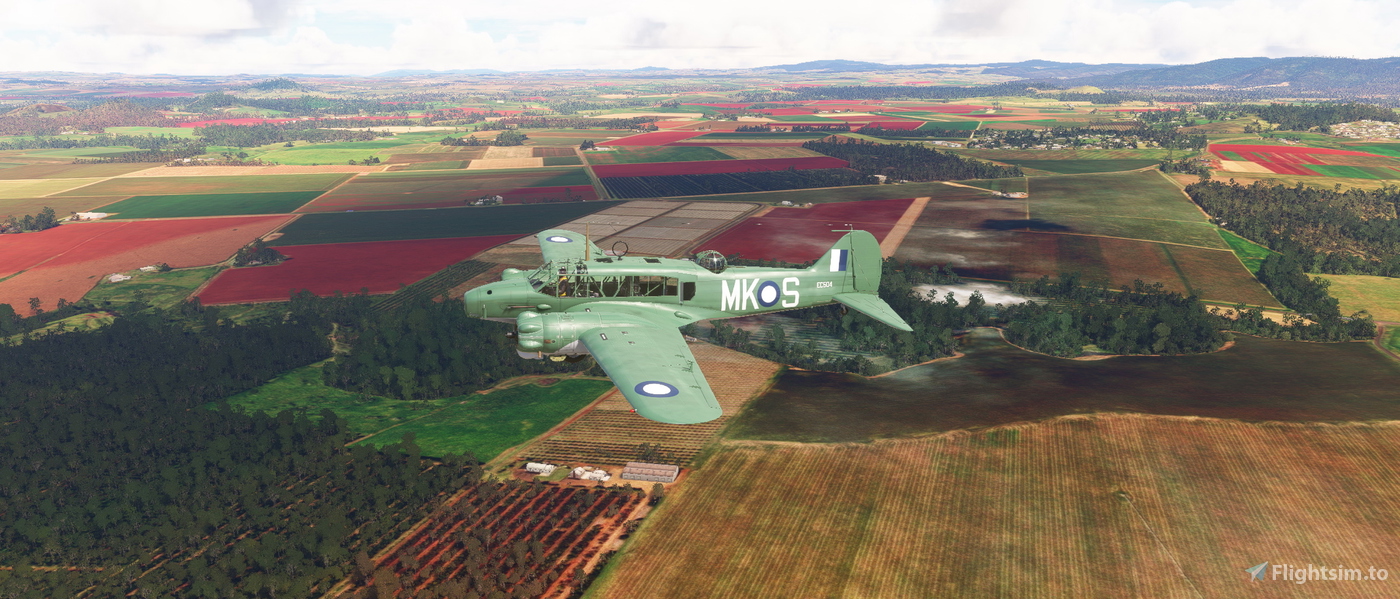 Avro Anson RAAF EG504 MK-S for Microsoft Flight Simulator | MSFS
