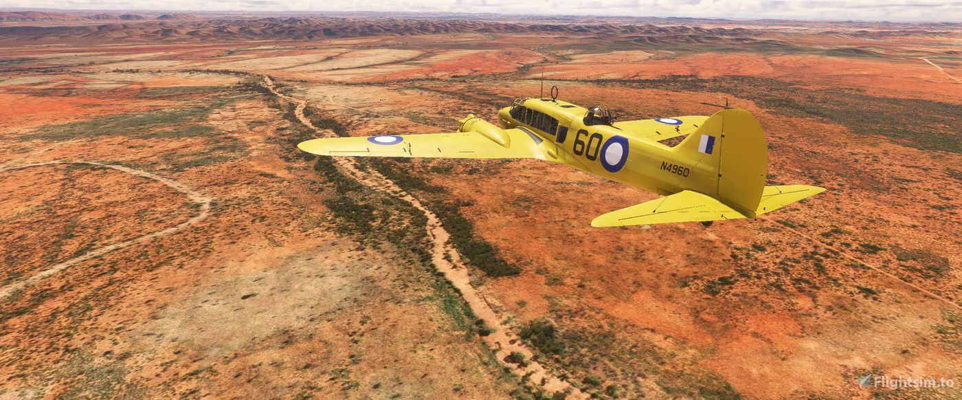 Avro Anson RAAF N4960 #60 voor Microsoft Flight Simulator | MSFS