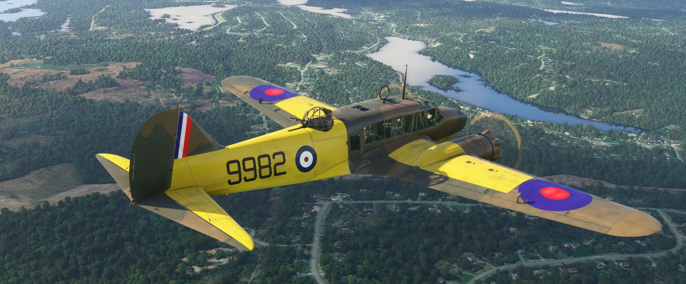 Avro Anson RCAF #9982 for Microsoft Flight Simulator | MSFS