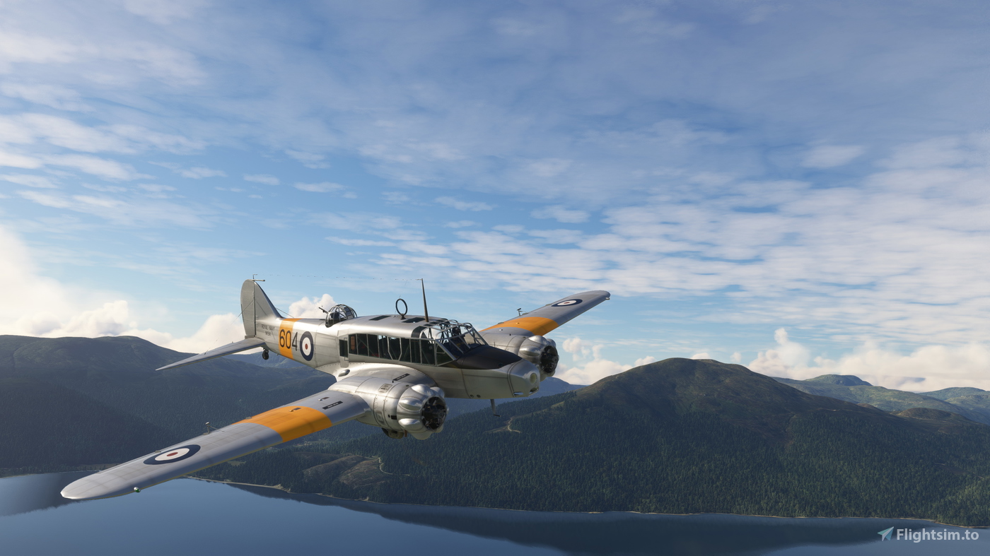 Avro Anson Royal Navy #604 for Microsoft Flight Simulator | MSFS