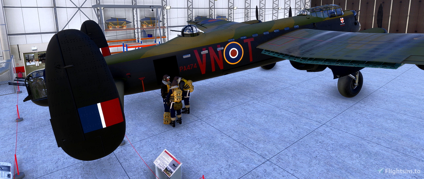Avro Lancaster - PA474 - Leader - BBMF for Microsoft Flight Simulator ...