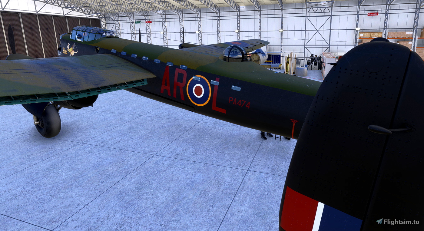 Avro Lancaster - PA474 - Leader - BBMF for Microsoft Flight Simulator ...