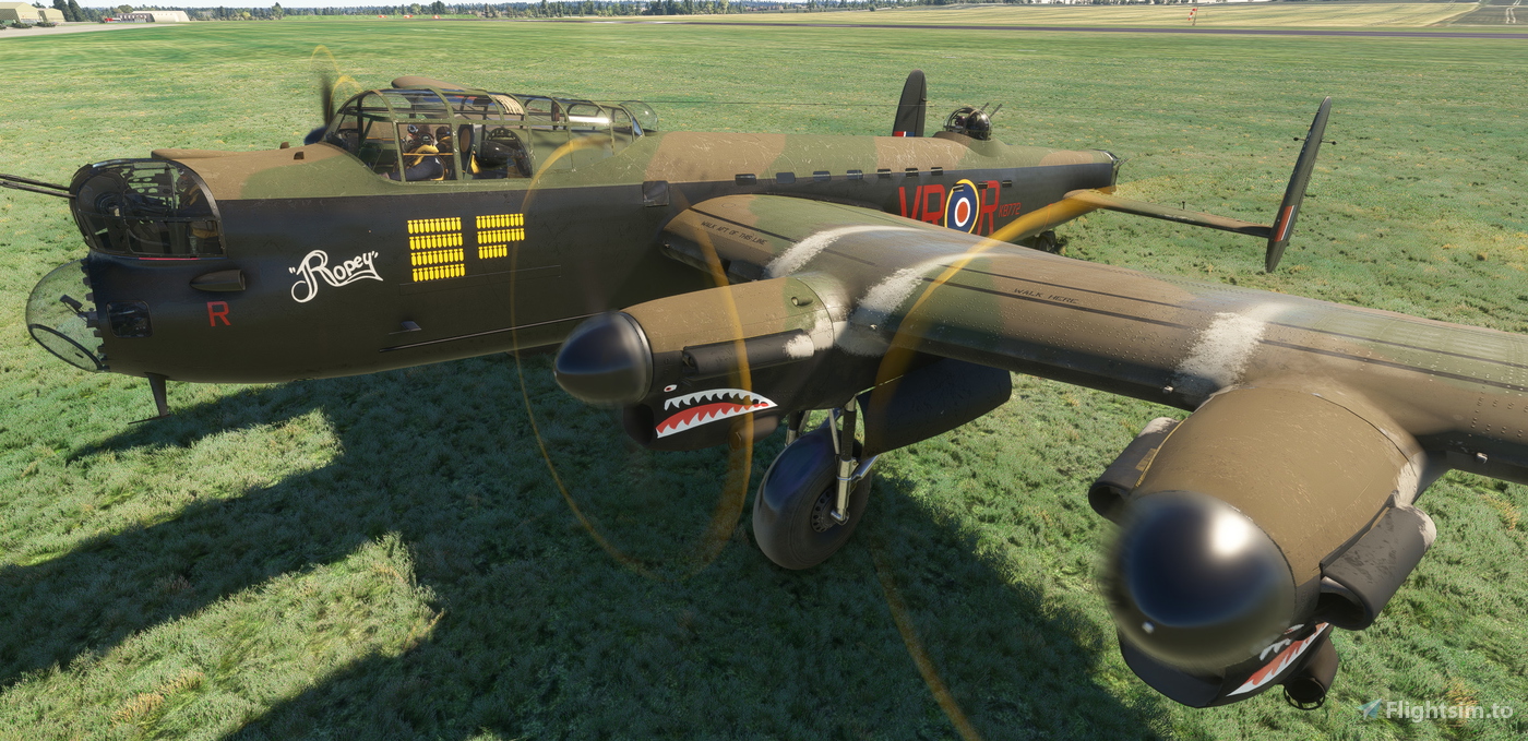 Avro Lancaster - KB772 - Ropey for Microsoft Flight Simulator | MSFS