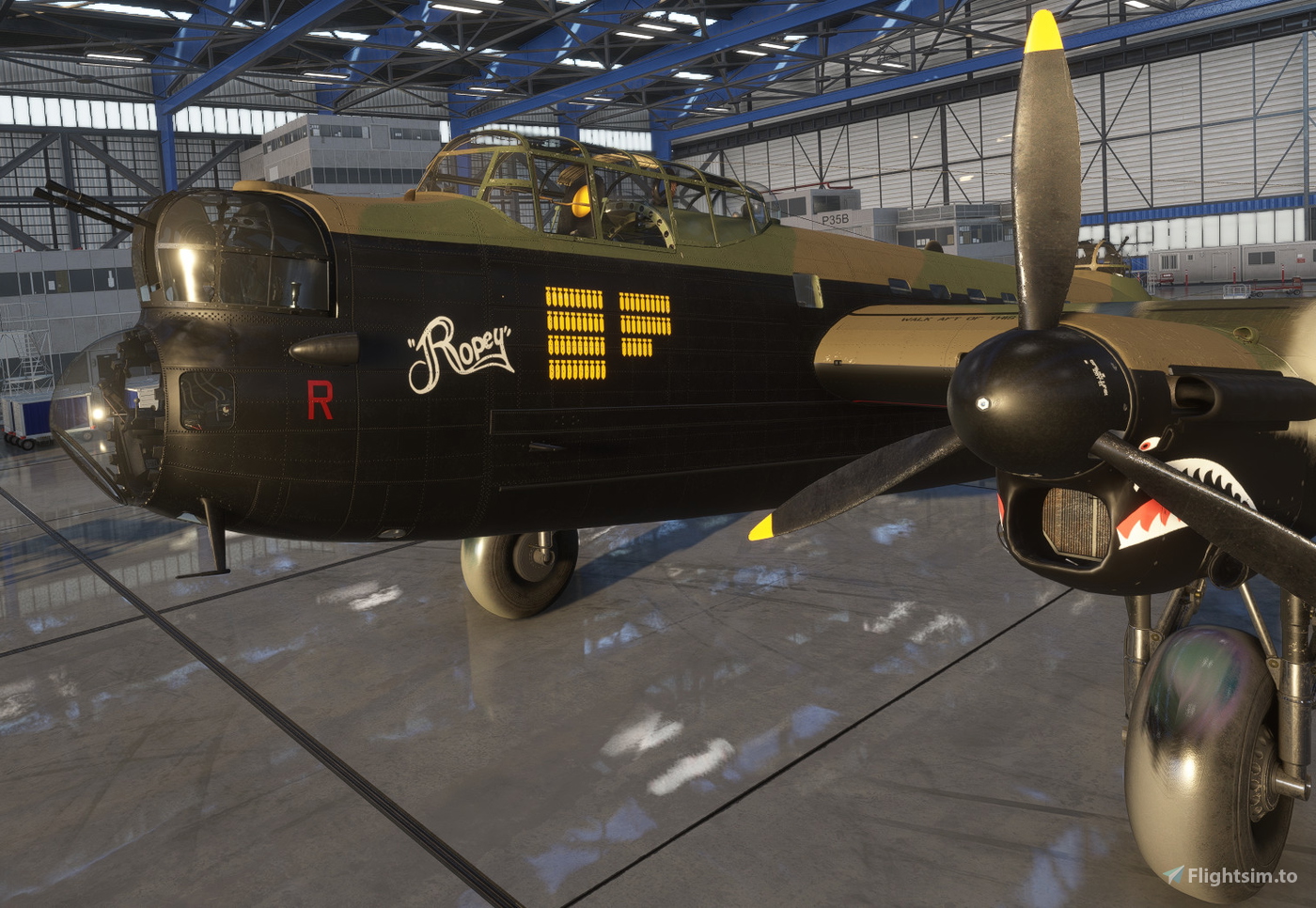 Avro Lancaster - KB772 - Ropey for Microsoft Flight Simulator | MSFS
