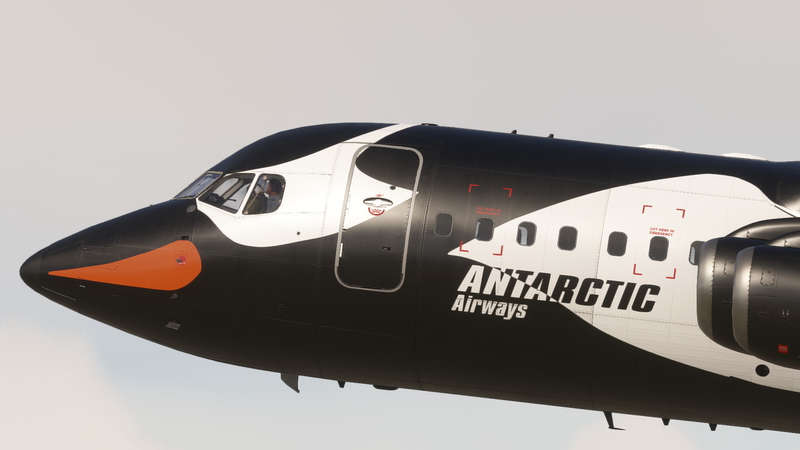 Avro RJ100 Aerovías DAP CC-ATI antarctic airways for Microsoft Flight ...