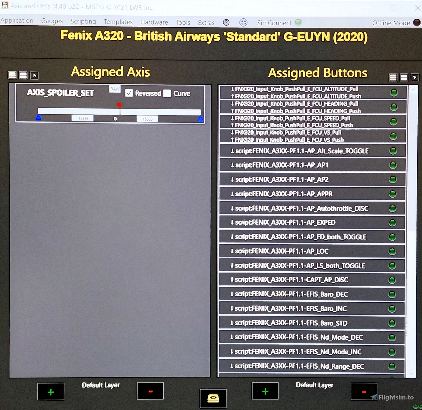 Axis and Ohs (AAO) template incl LED script - XTouch Mini - Fenix A320 ...