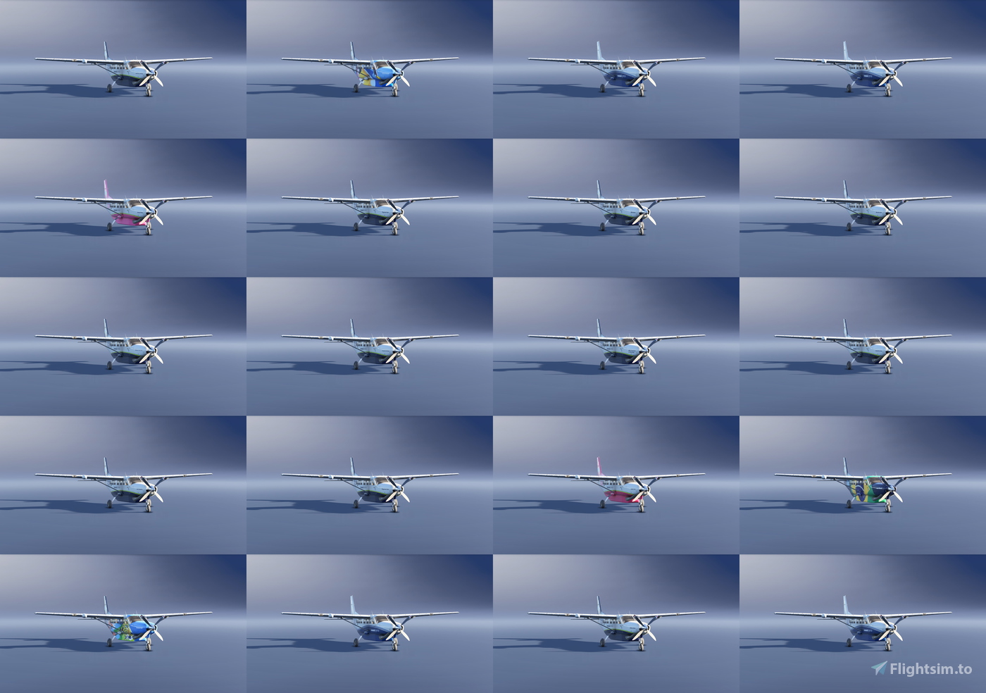 Azul Conecta Fleet for FS2024 Microsoft Cessna C208B Grand Caravan EX ...