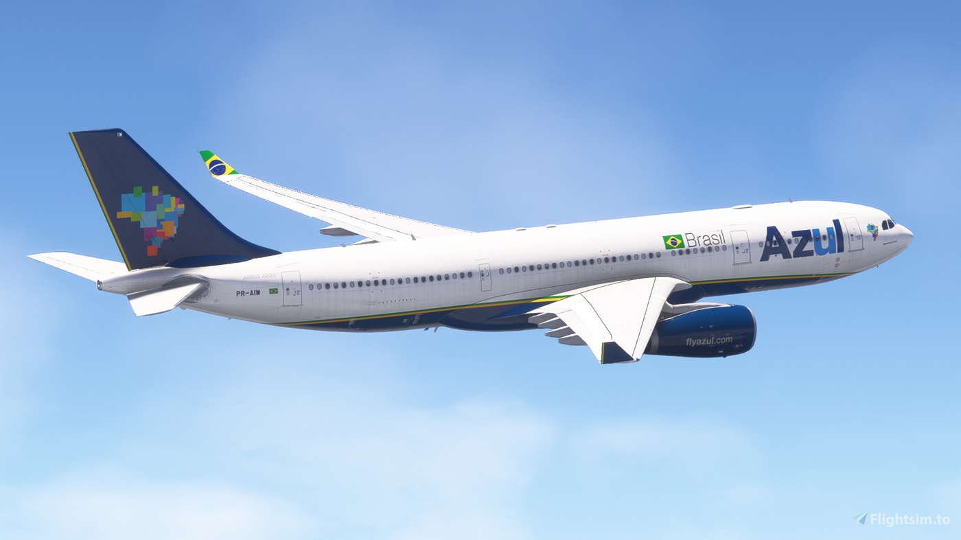 Azul Linhas Aéreas [Pack] w/cabin | A330-200 RR inibuilds/microsoft ...