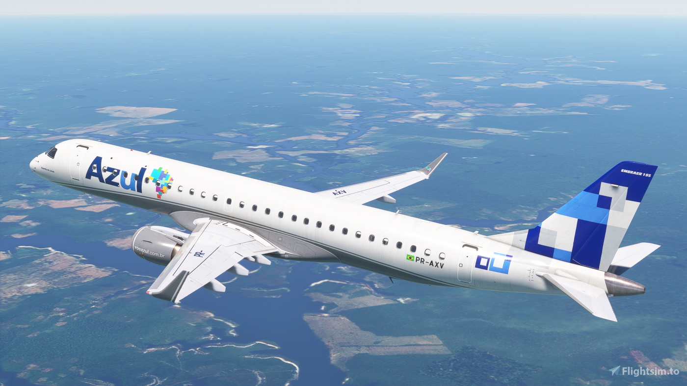 Azul Linhas Aéreas PR-AXV | w/Cabin for Microsoft Flight Simulator | MSFS