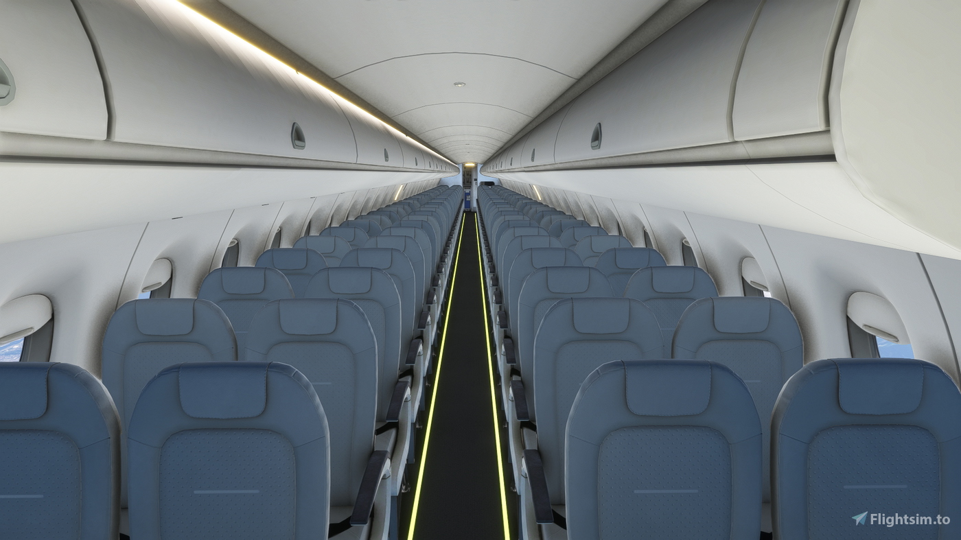 Azul Linhas Aéreas PR-AXV | w/Cabin pour Microsoft Flight Simulator | MSFS