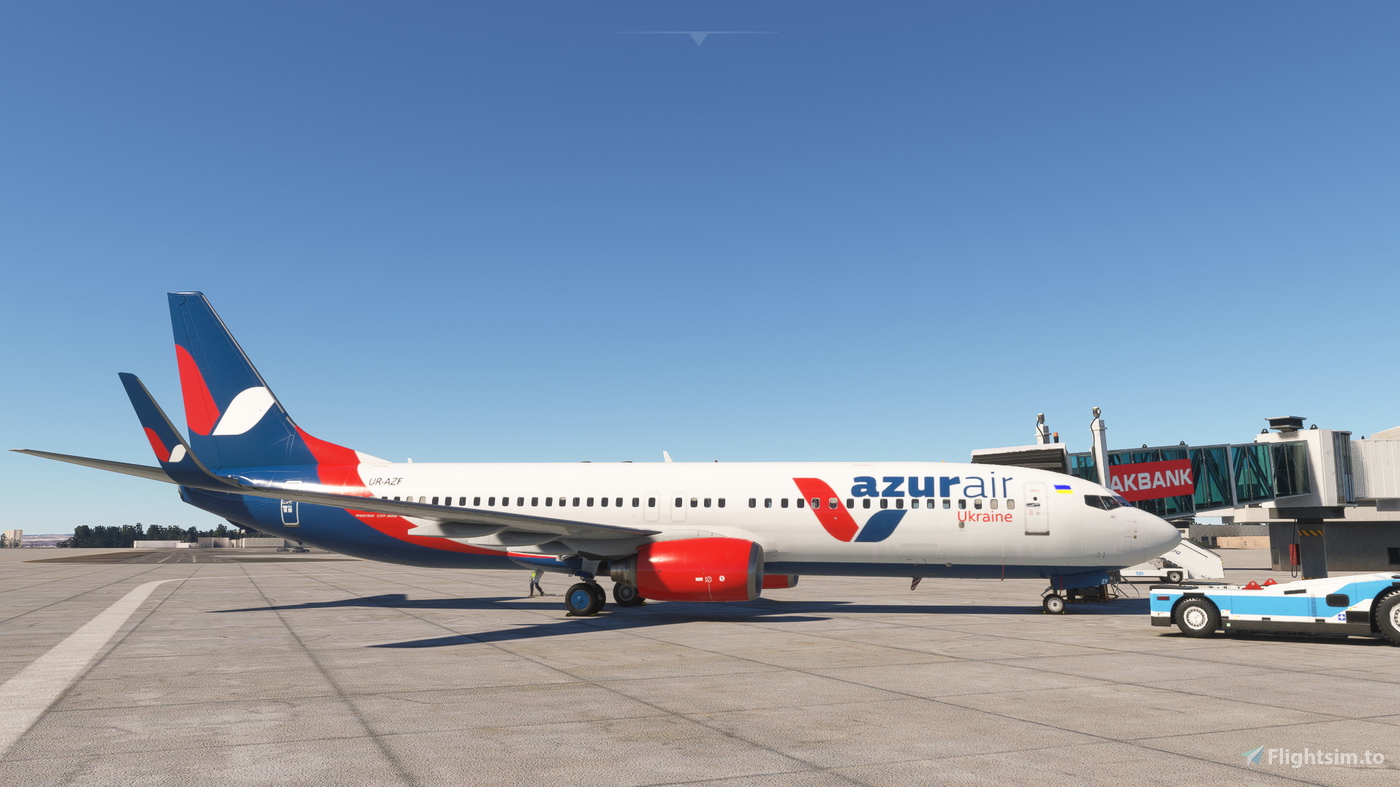 Azur Air Ukraine UR-AZF for Microsoft Flight Simulator | MSFS