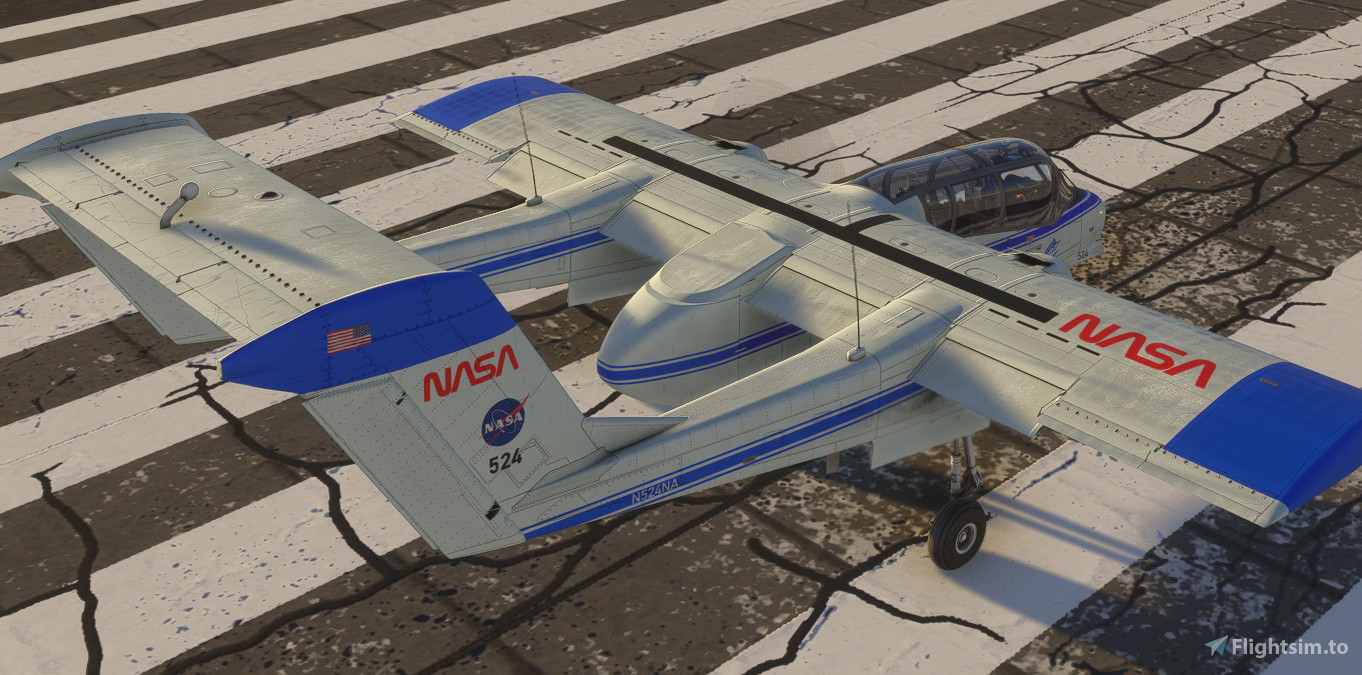 Azurploy Bronco OV10B –NASA Blue Marlin for Microsoft Flight Simulator ...