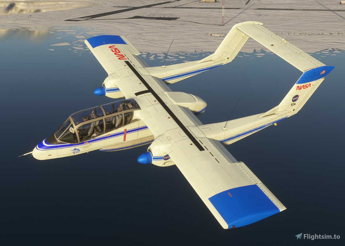 Azurploy Bronco OV10B –NASA Blue Marlin para Microsoft Flight Simulator ...