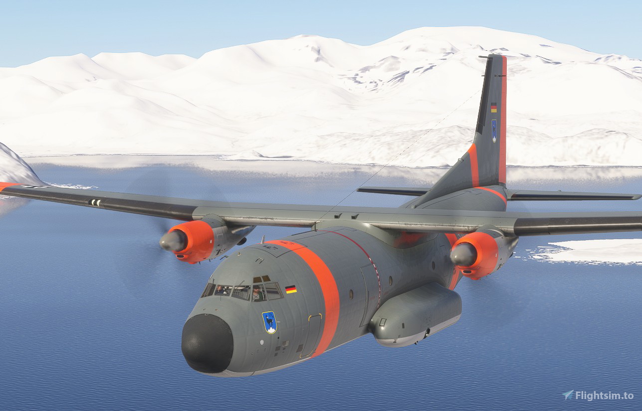 AzurPoly C-160 Transall German Luftwaffe LTG 61 -1401 (only MSFS 2024 ...