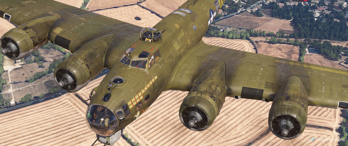 B-17G / Lassie come Home / 231673 / Weathered für Microsoft Flight ...