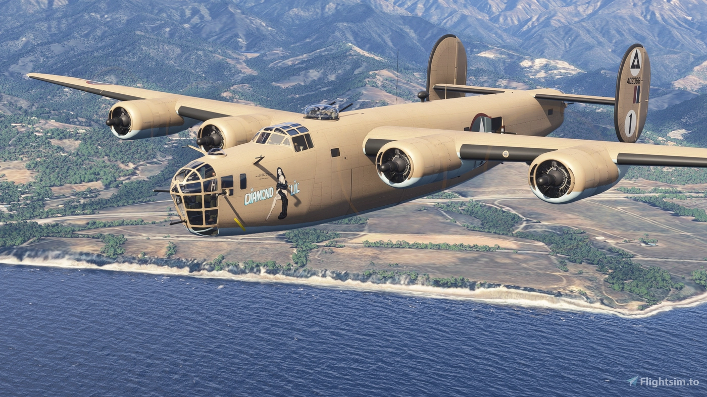B-24 Liberator Repack (Flight Replicas FSX-Native Conversion) for Microsoft Flight Simulator | MSFS