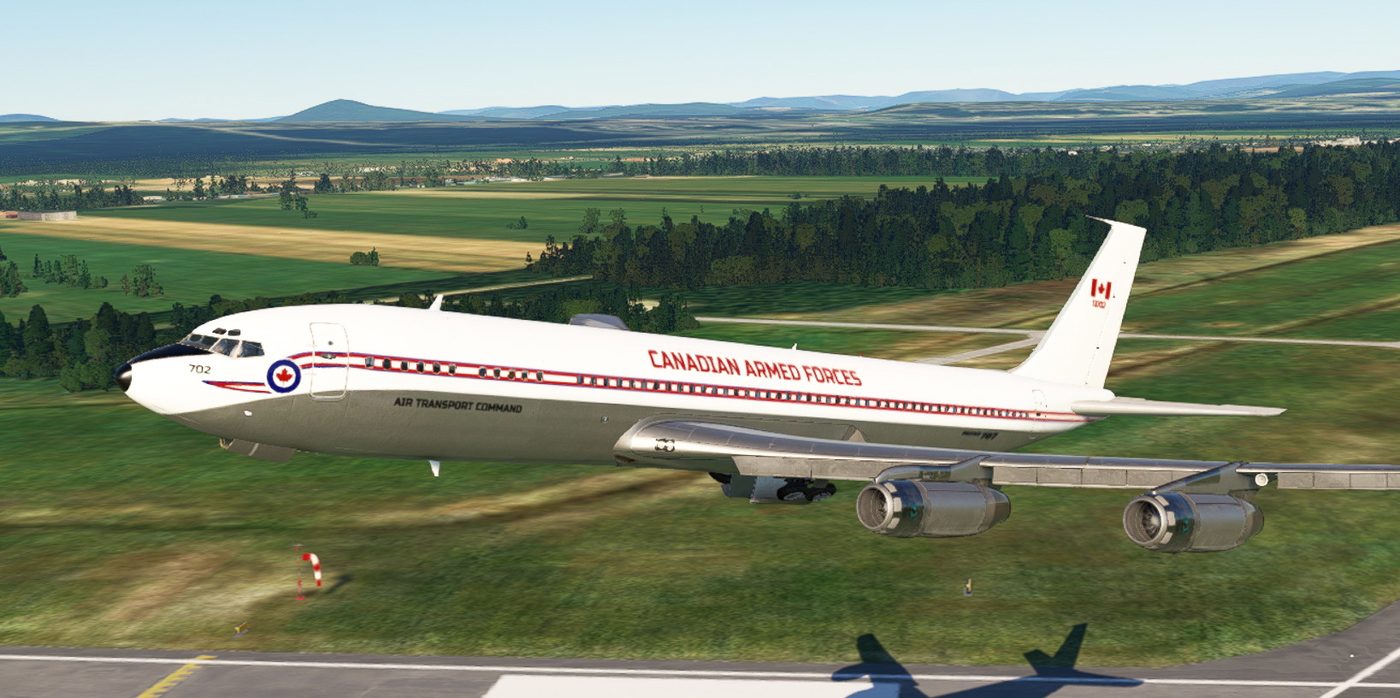 B707 Canadian air force для Microsoft Flight Simulator | MSFS