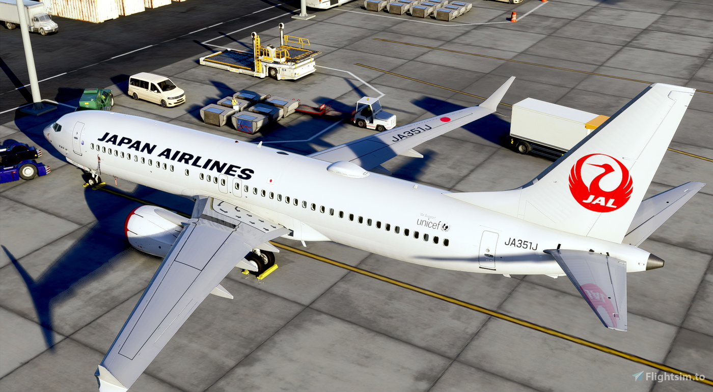 [Asobo B737 MAX 8] Japan Airlines JA351J for Microsoft Flight Simulator | MSFS