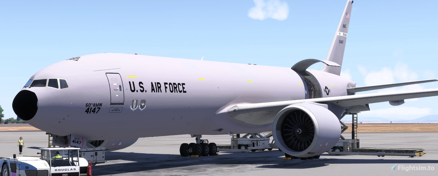 B777F USAF 60th AMW for Microsoft Flight Simulator | MSFS