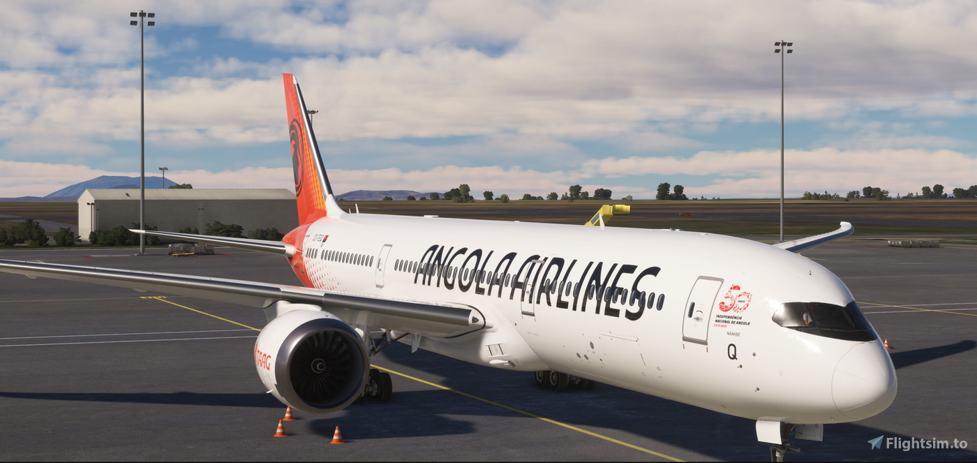 B787-9 TAAG (D2-TEQ) - livery for Microsoft Flight Simulator | MSFS