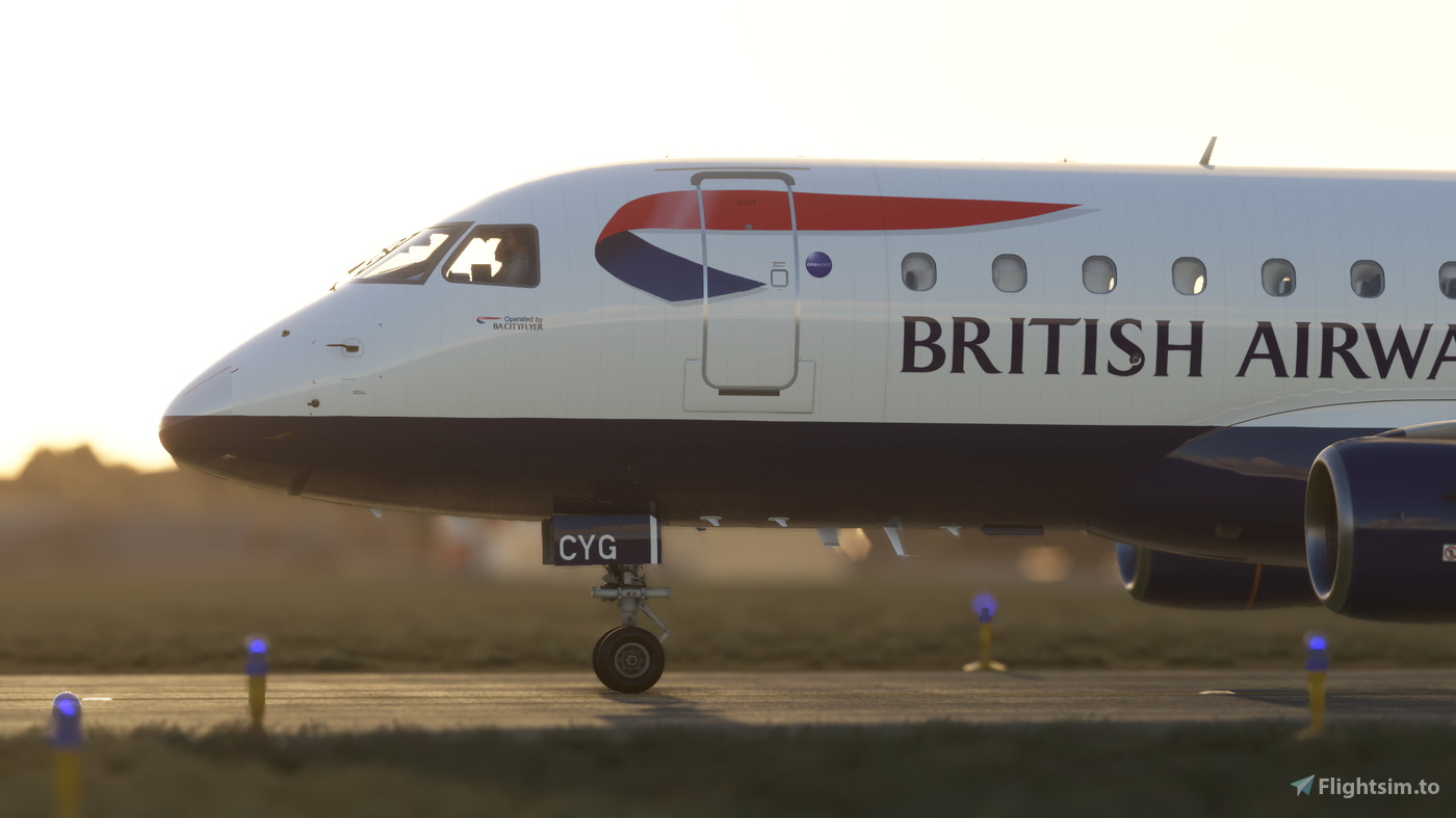 BA Cityflyer (G-LCYG) /w Cabin | FlightSim Studio E170 for Microsoft ...
