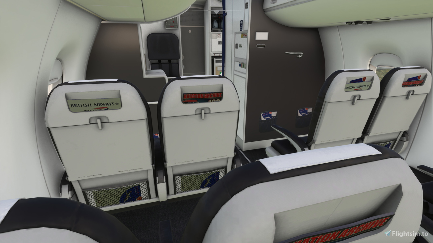 BA CityFlyer Pack FSS 190 | w/ Cabin para Microsoft Flight Simulator | MSFS