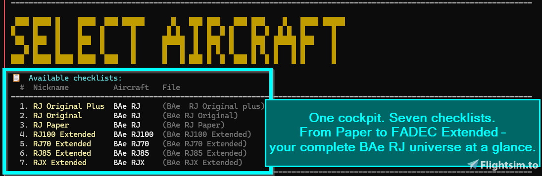 BAe RJ / Avro RJ Checklist Collection – Complete Seven-Edition Bundle ...