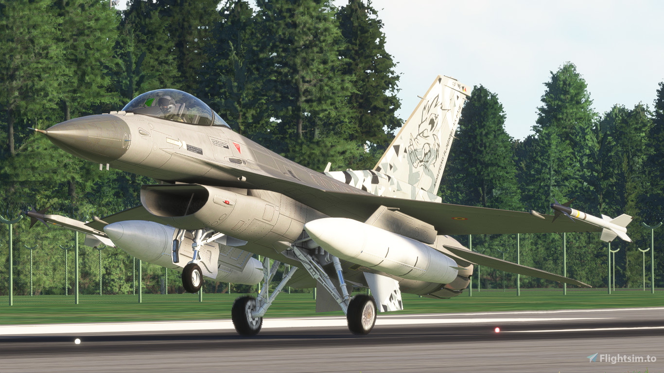 BAF F-16 70 Years of Florennes for Microsoft Flight Simulator | MSFS