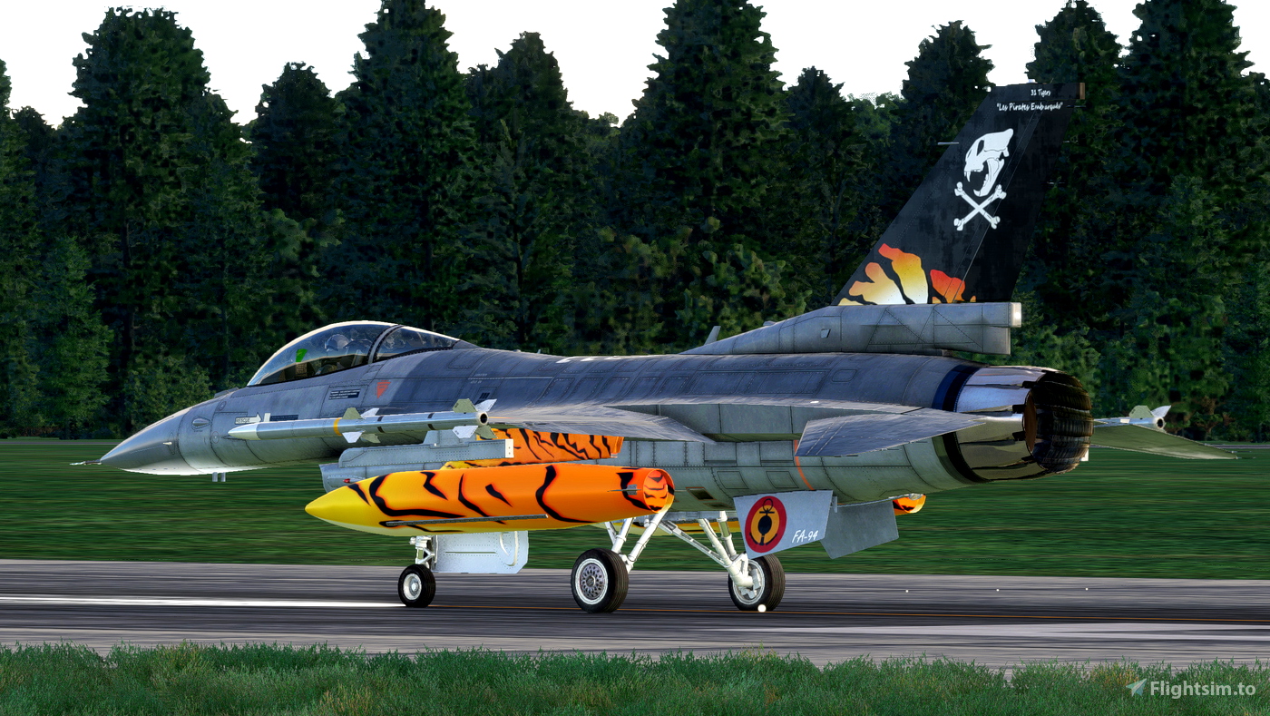 BAF F-16 (FA-94,FA-106,FA-107) NATO TIGER MEET 2017 for Microsoft Flight Simulator | Feed