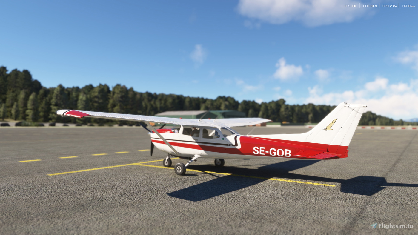 Bagolu Cessna 172 Reims Rocket SE-GOB for Microsoft Flight Simulator | MSFS