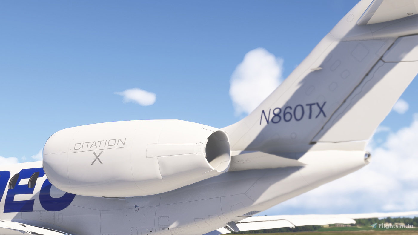 Baker Aviation N860TX for FlightFX C750 for Microsoft Flight Simulator ...