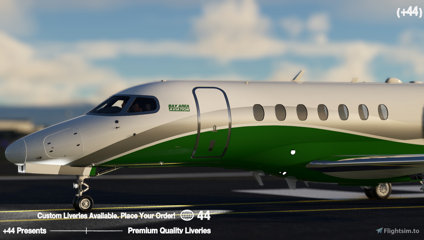 Bay Area Aviation Citation Longitude - 8K for Microsoft Flight ...