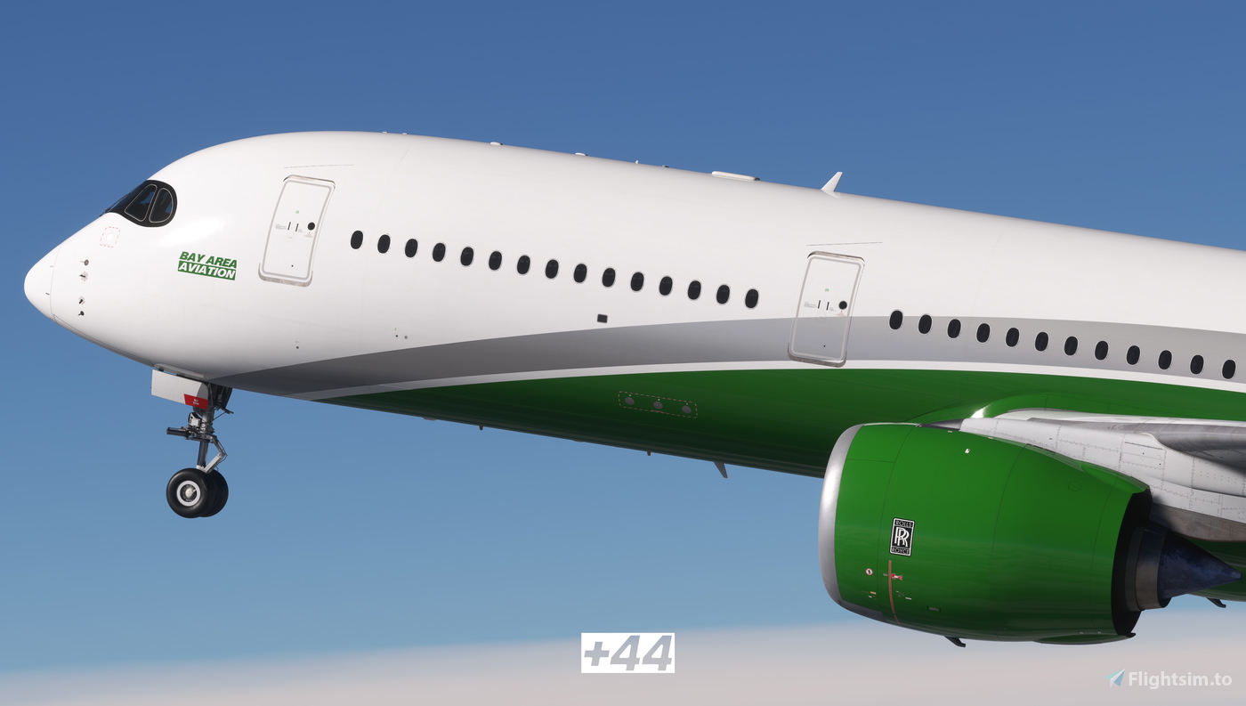 Bay Area Aviation iniBuilds Airbus A350-900 - 8K のために Microsoft Flight ...