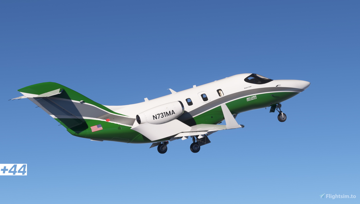 Bay Area Aviation (N731MA) FFX Honda JET - 8K のために Microsoft Flight ...