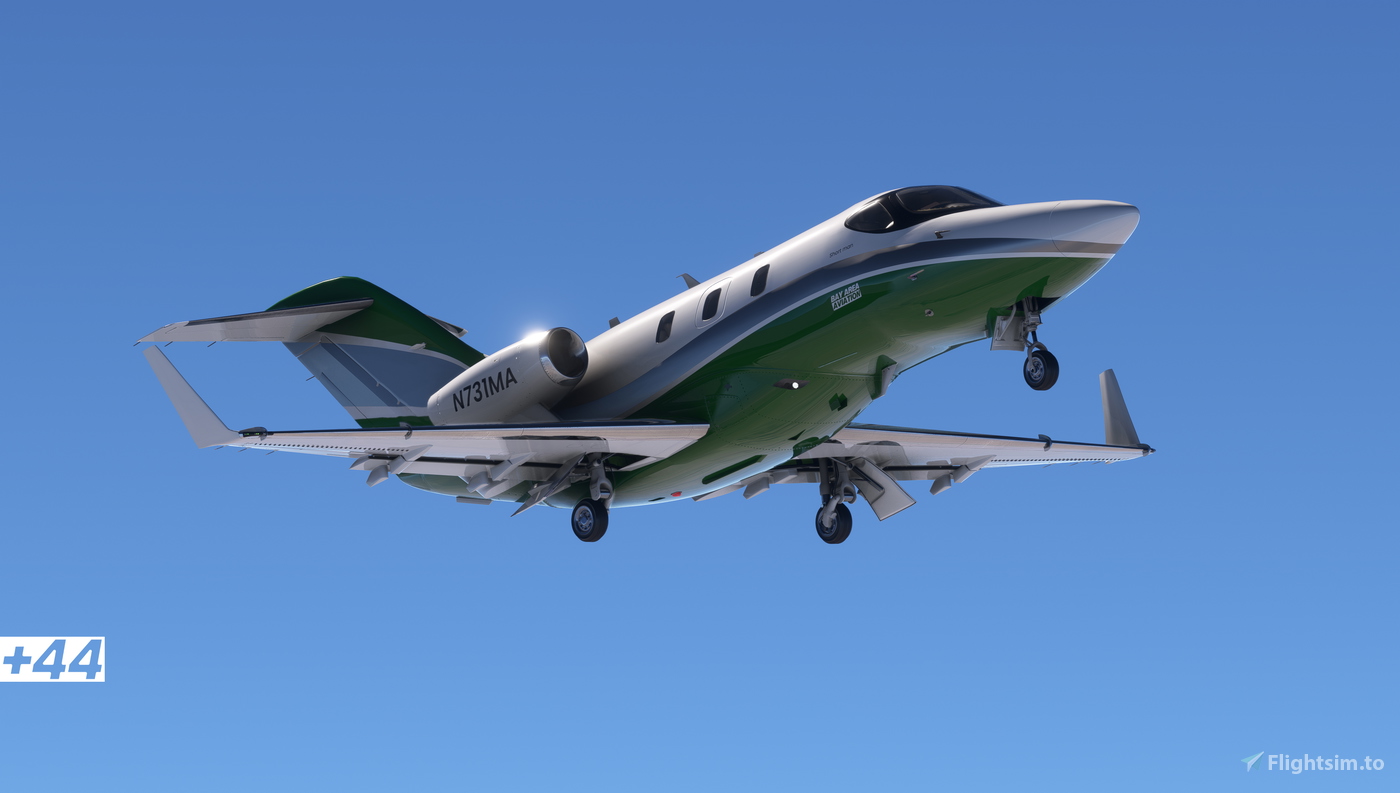 Bay Area Aviation (N731MA) FFX Honda JET - 8K for Microsoft Flight ...